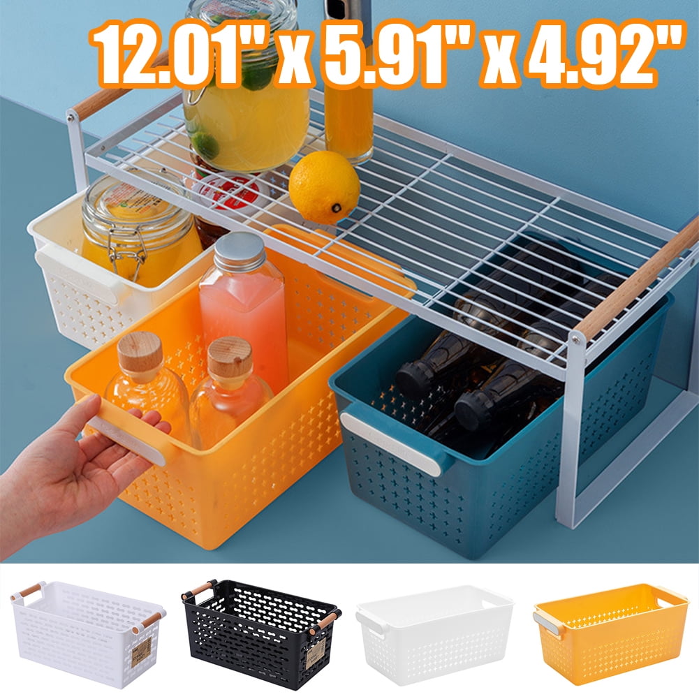 Cheers.US Plastic Storage Baskets - Pantry Organizer Basket Bins ...