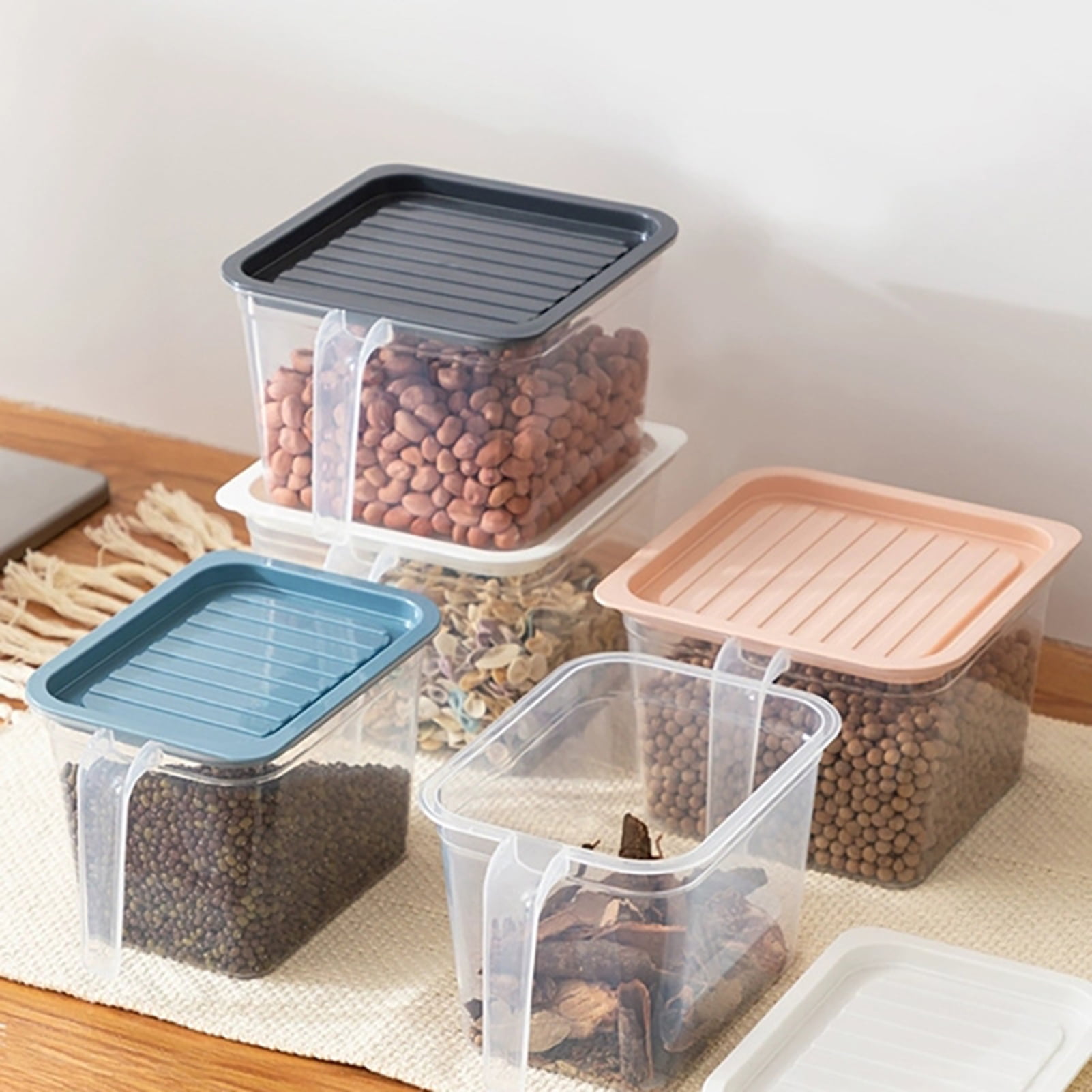 Cheers US Plastic Storage Containers Square Food Storage Organizer ...