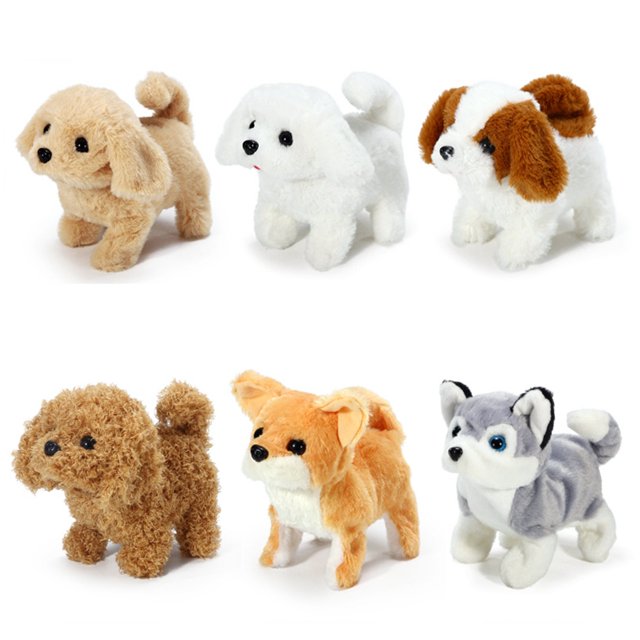 Cheers US Plush Electronic Interactive Toy Walking Barking Wagging Tail ...