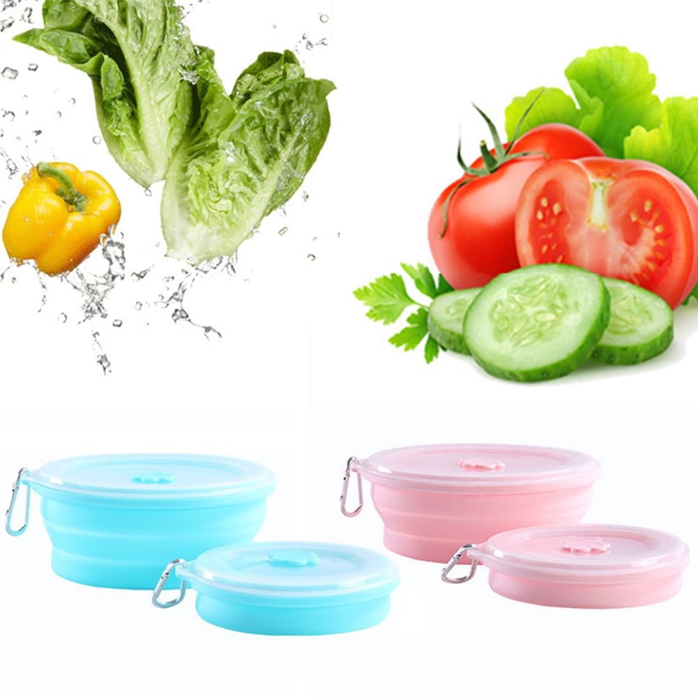 Cheers.US Portable Collapsible Food Storage Containers With Lids ...