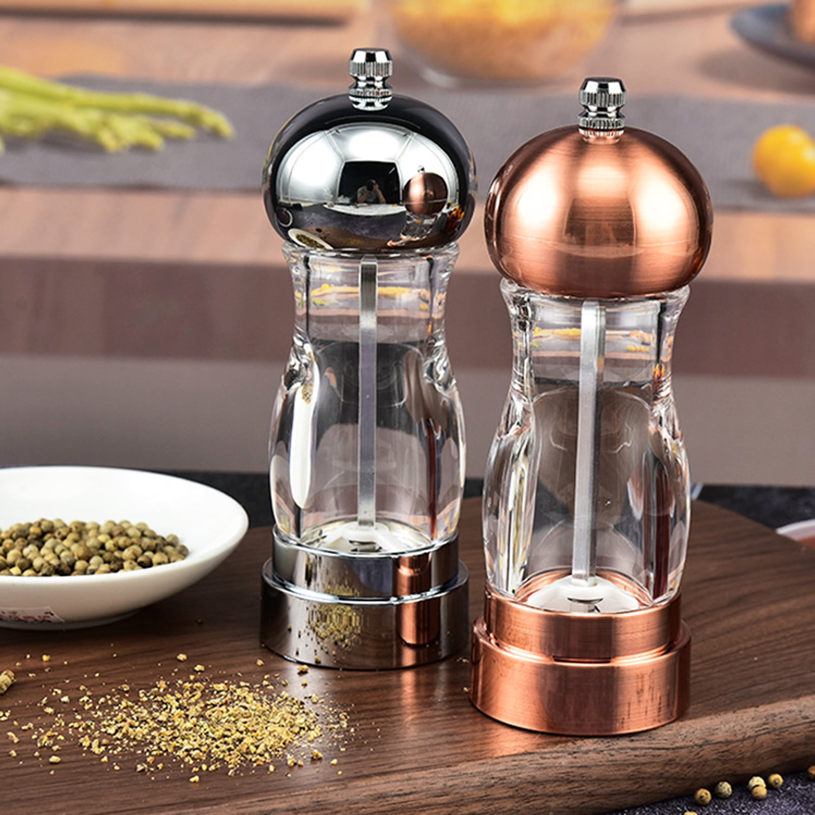 Cheers US Premium Stainless Steel Salt and Pepper Grinder - Adjustable ...
