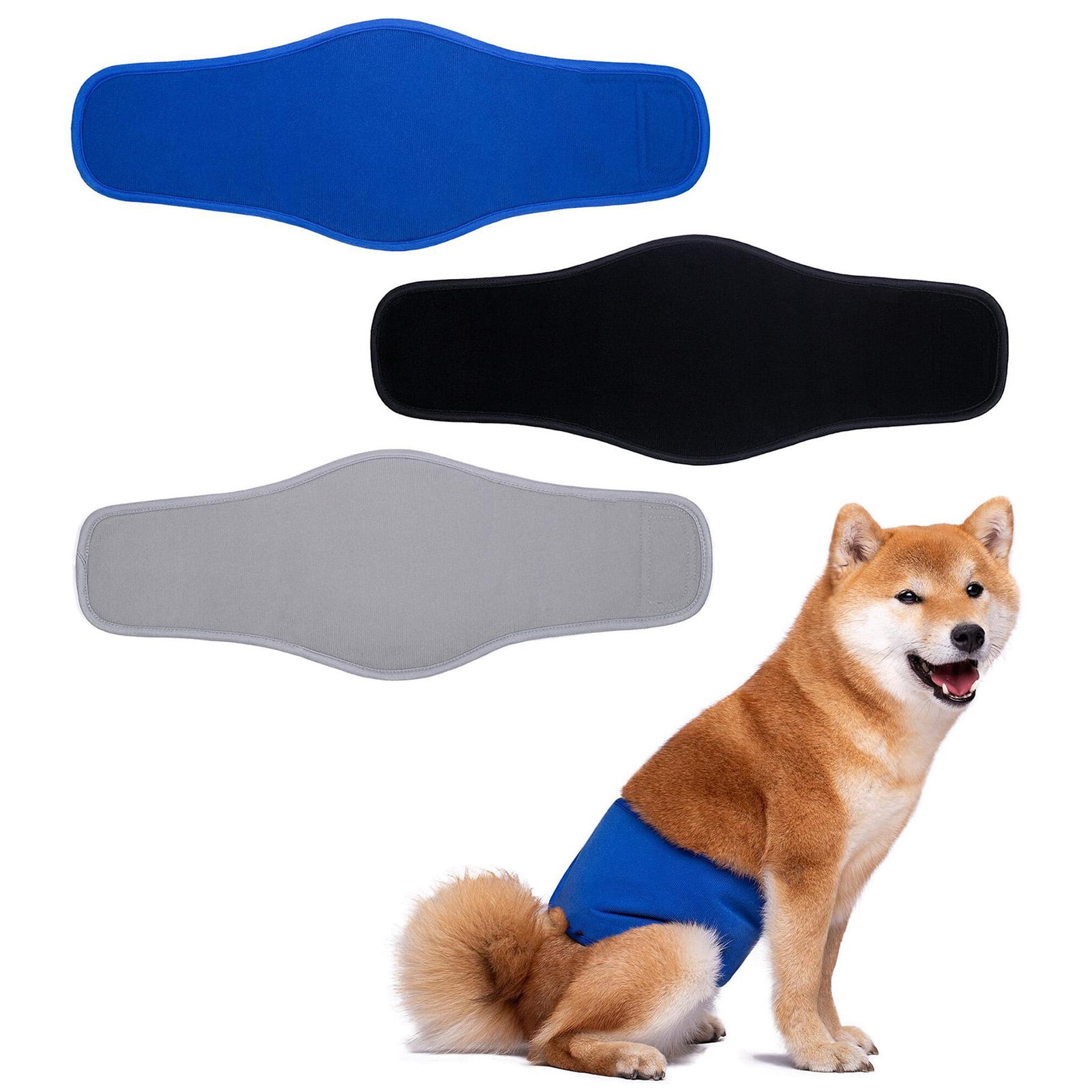 Cheers US Premium Washable Dog Belly Bands Male Dog Diapers, Dog ...