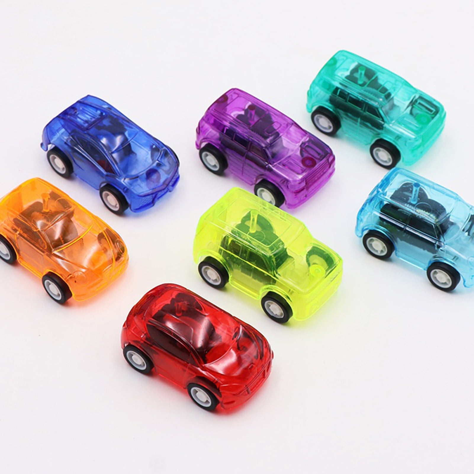 Cheers.US Pull Back Car Toy,Toy Car Candy Color Transparent Plastic ...