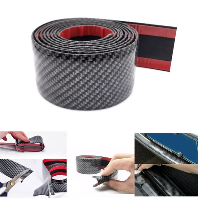 Cheers.US Rear Bumper Protector Guard Universal Black Rubber Scratch ...