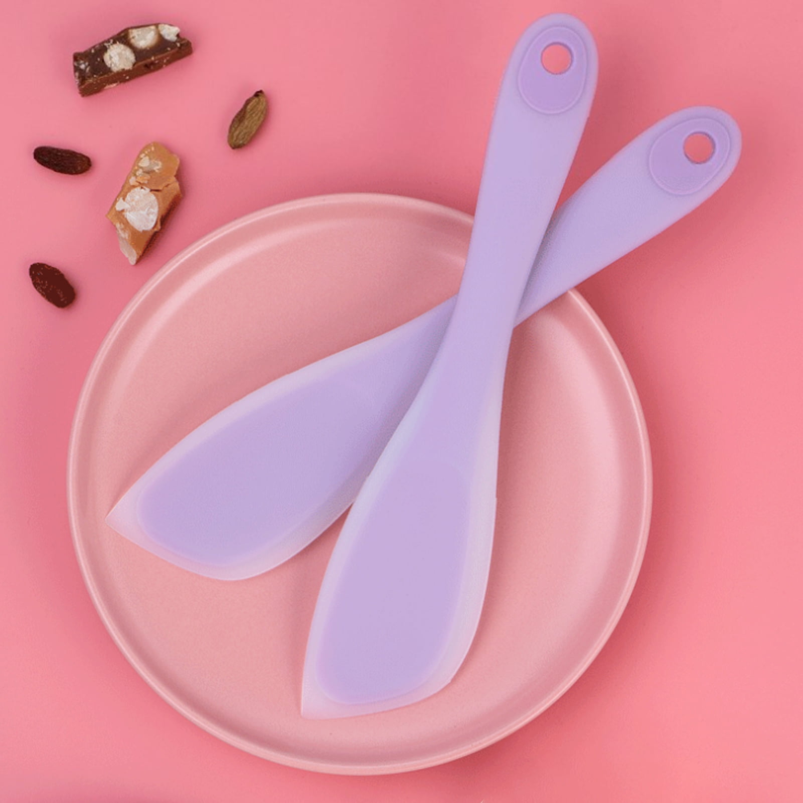 Cheers US Silicone Spatulas, Small Rubber Spatula With Solid Stainless ...