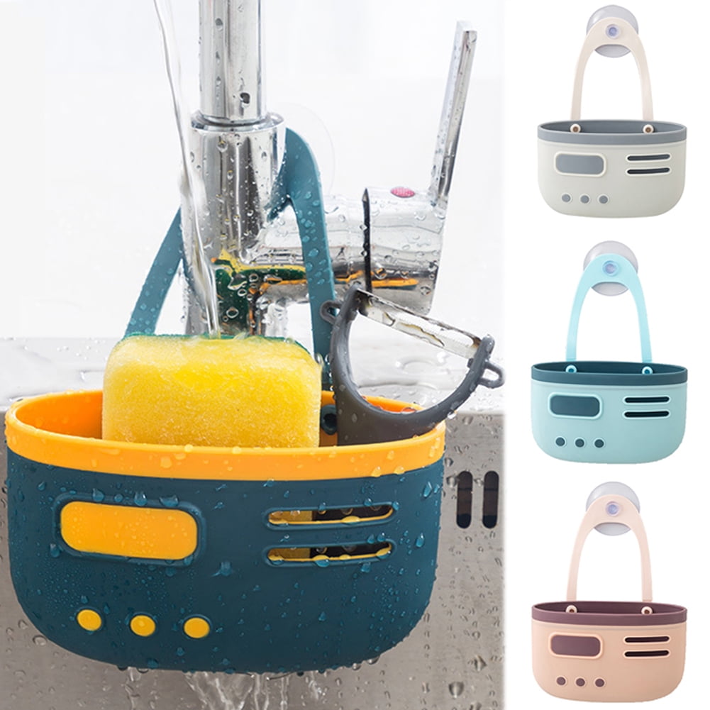 Cheers.US Sink Rack Adjustable Sponge Soap Holder Dish Cloth Hanger ...