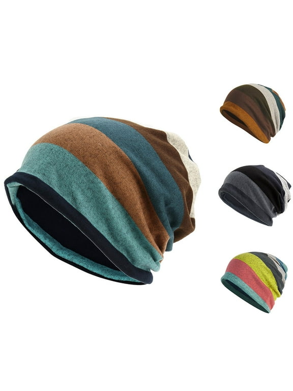 DLAPL Cotton Crochet Hat Handmade Knit Summer Slouchy Beanie Floral ...