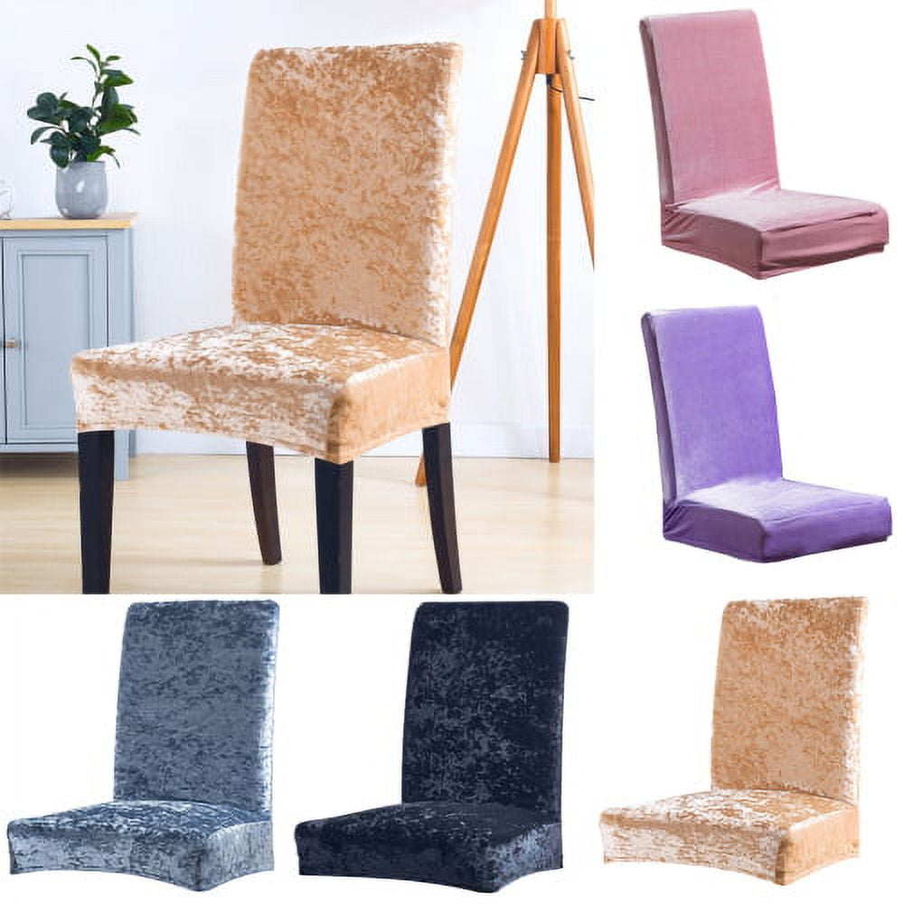 Cheers.US Soft Polyester Fit Stretch Short Dining Room Chair Covers ...