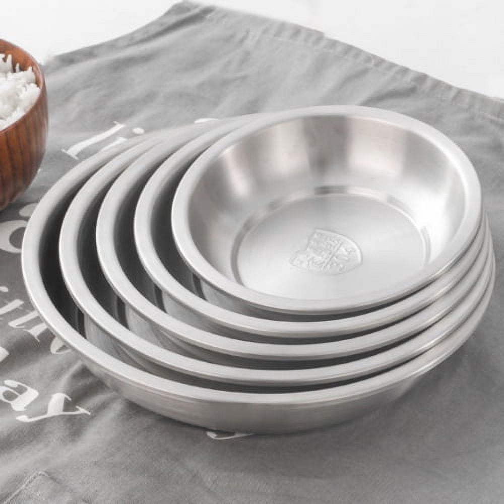 Cheers.US Stainless Steel Dinner Plates, Stainless Steel Plates, Metal ...
