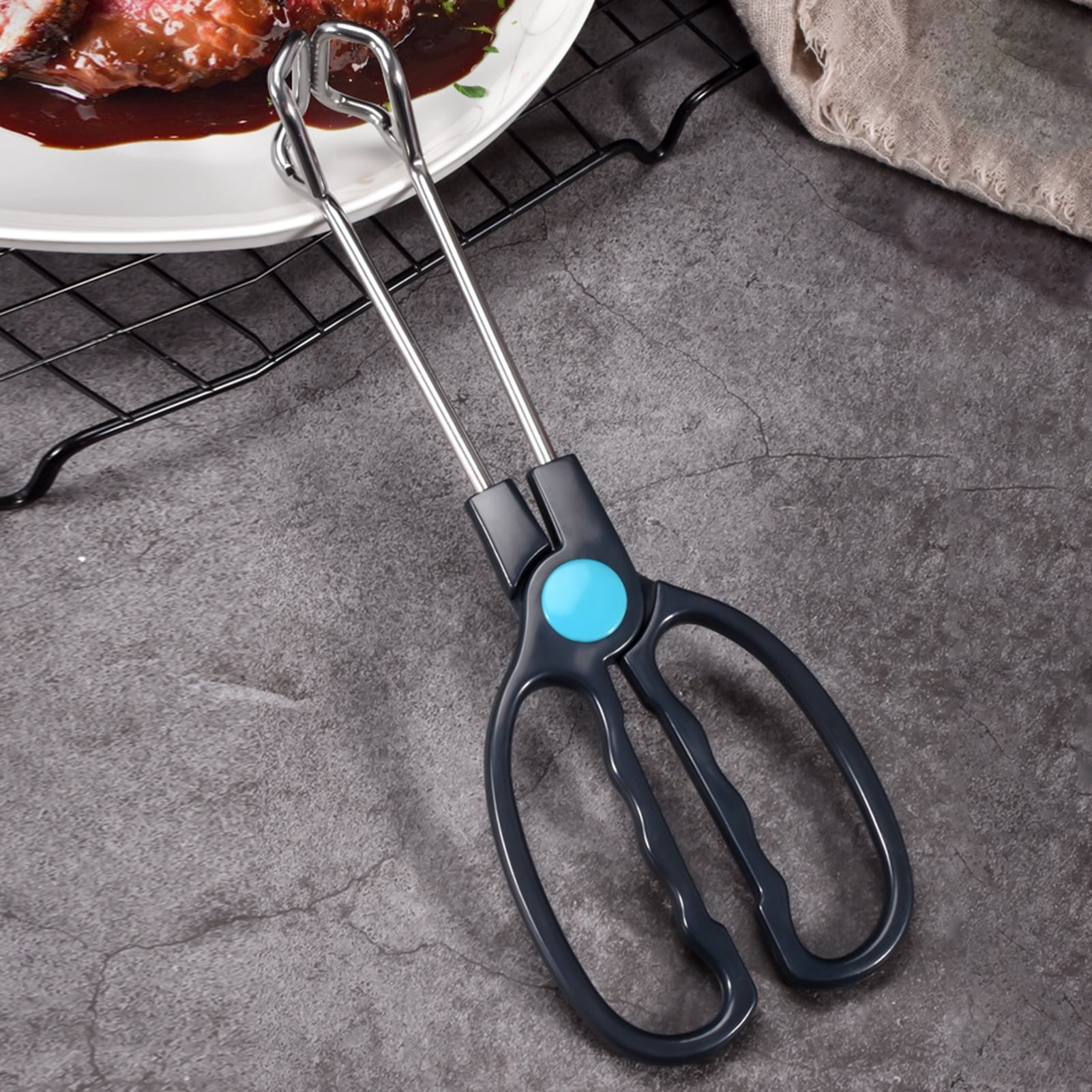 Cheers US Stainless Steel Kitchen Tongs, Food Tongs, Heavy Duty ...
