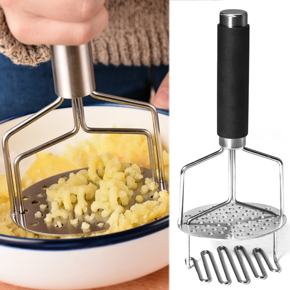 Cheers.US Stainless Steel Potato Masher Dual-Press Premium Heavy Masher ...