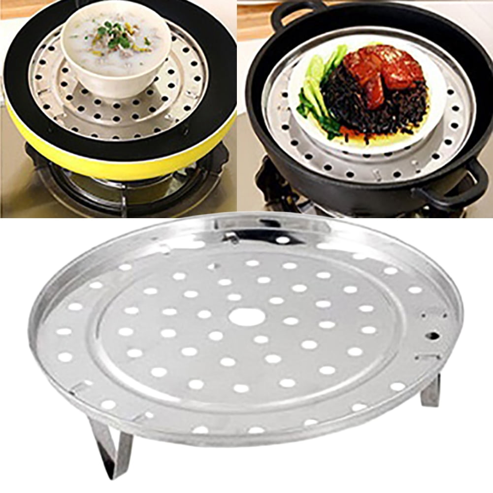 Cheers.US Stainless Steel Steamer Rack, Multi-Purpose Round Canning ...