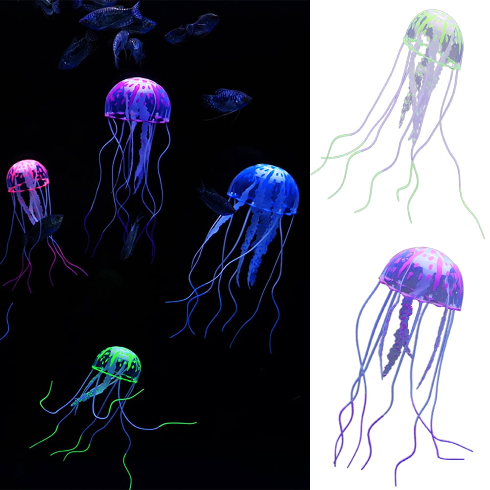 Cheers US Transparent fluorescence of environmental silica gel in simulated jellyfish Aquarium ...