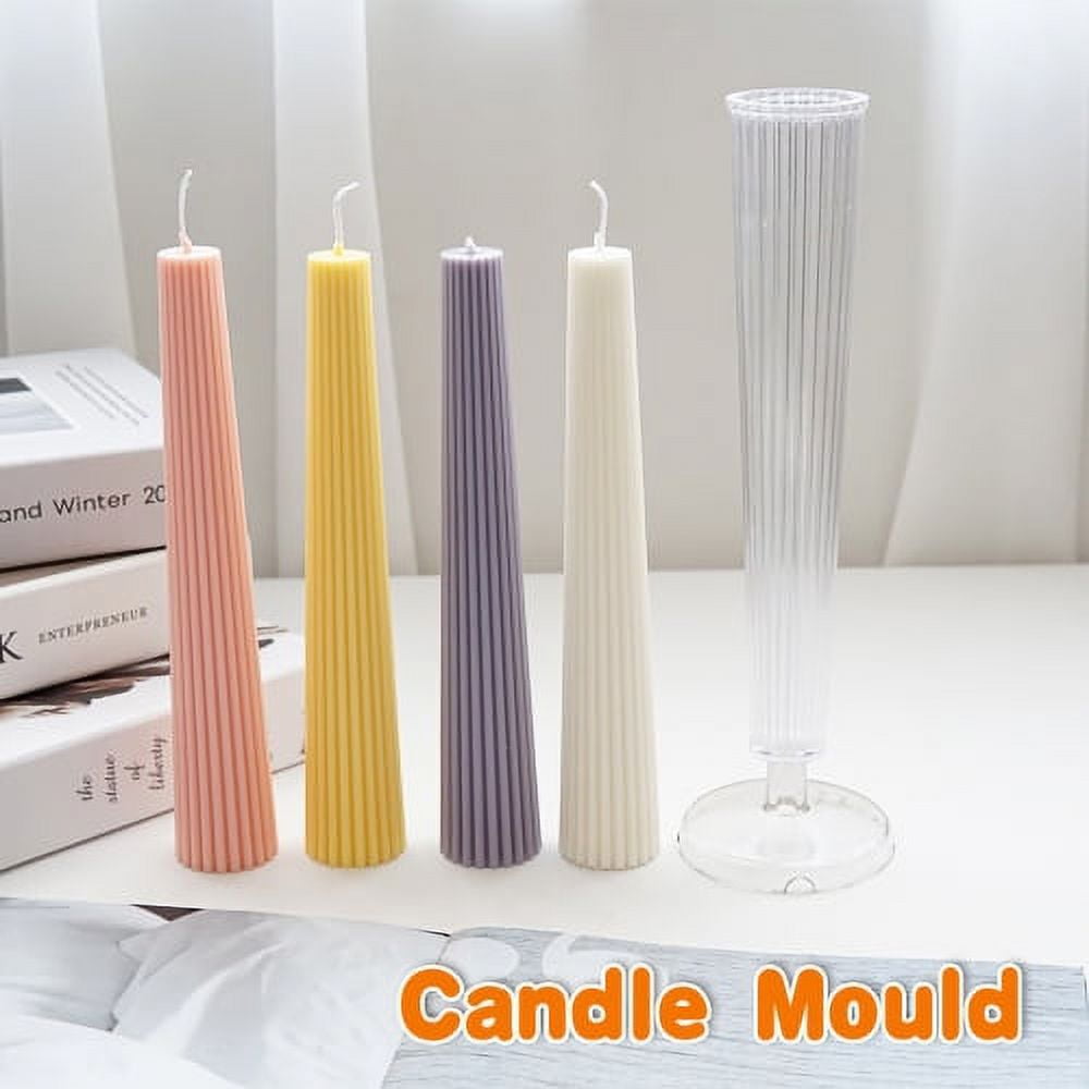 Cheers.US Trapezoidal Candle Mold Set- Pillar Candle Molds -Perfect for ...