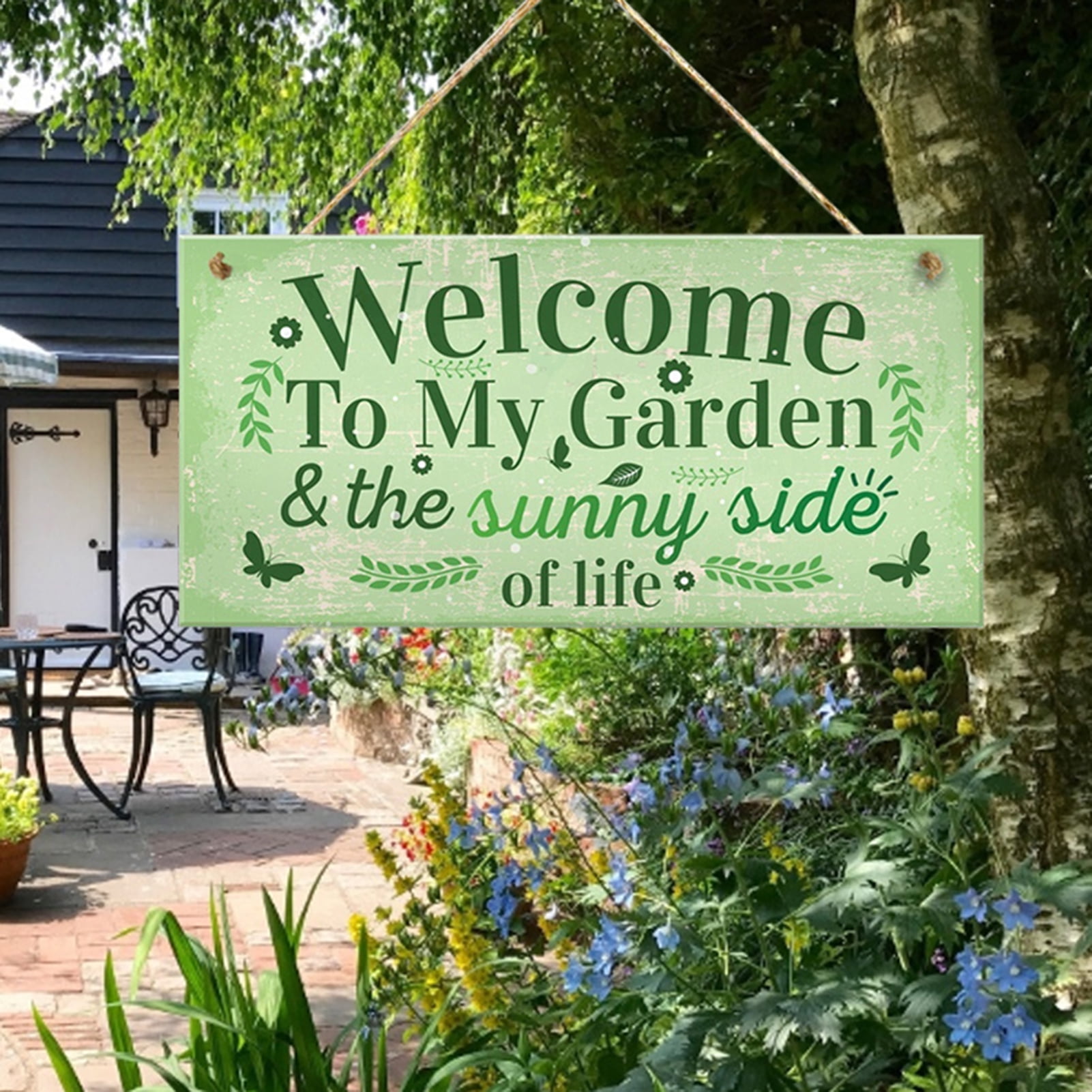 Cheers.US Welcome Sign Front Door Wall Decor, Wooden Sign Hanging ...