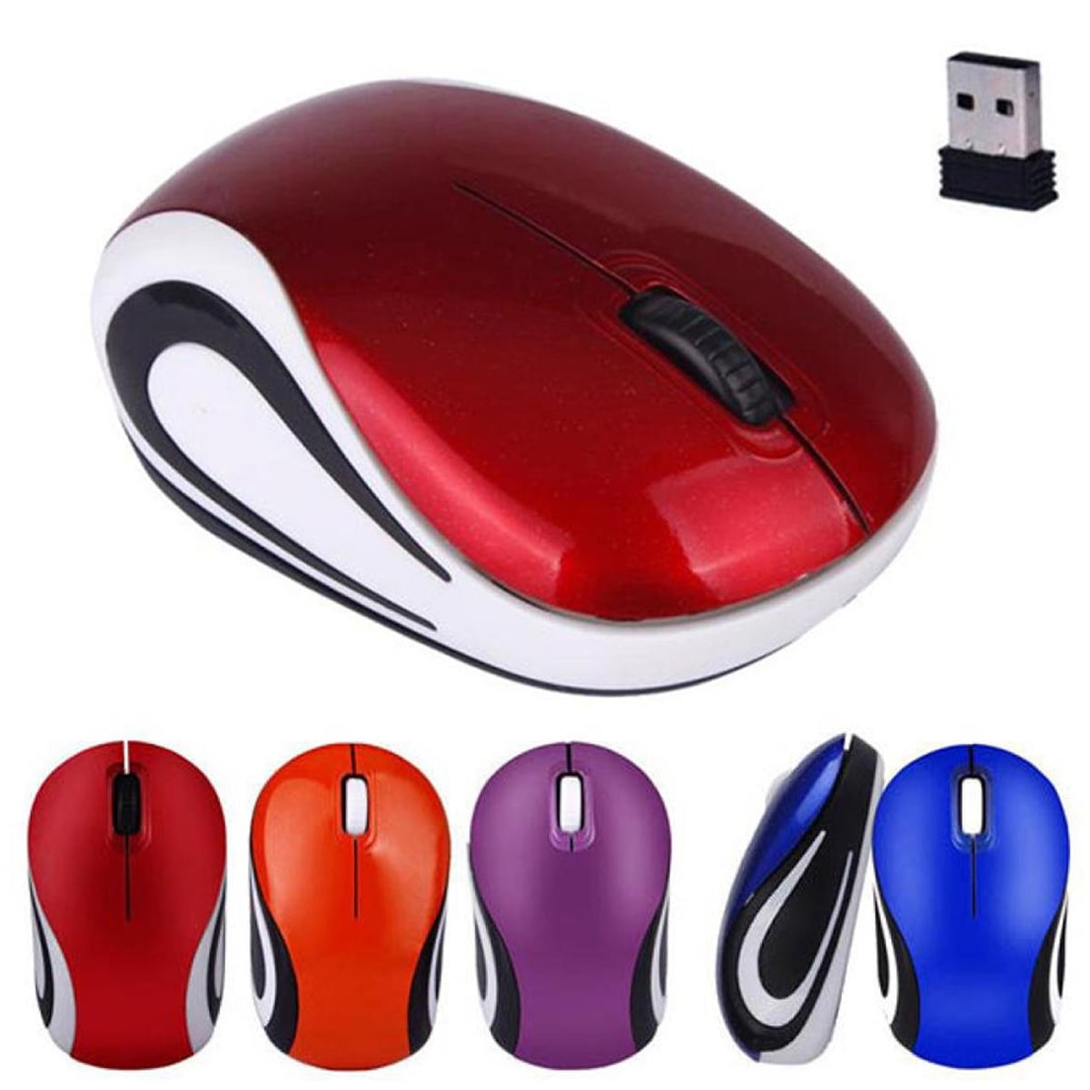 Cheers US Wireless Mouse, Computer Mouse Wireless 2.4G USB Cordless ...