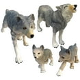 Cheers.US Wolf Figurines Toys Pups Wolf Figurines Smell-less Eco ...