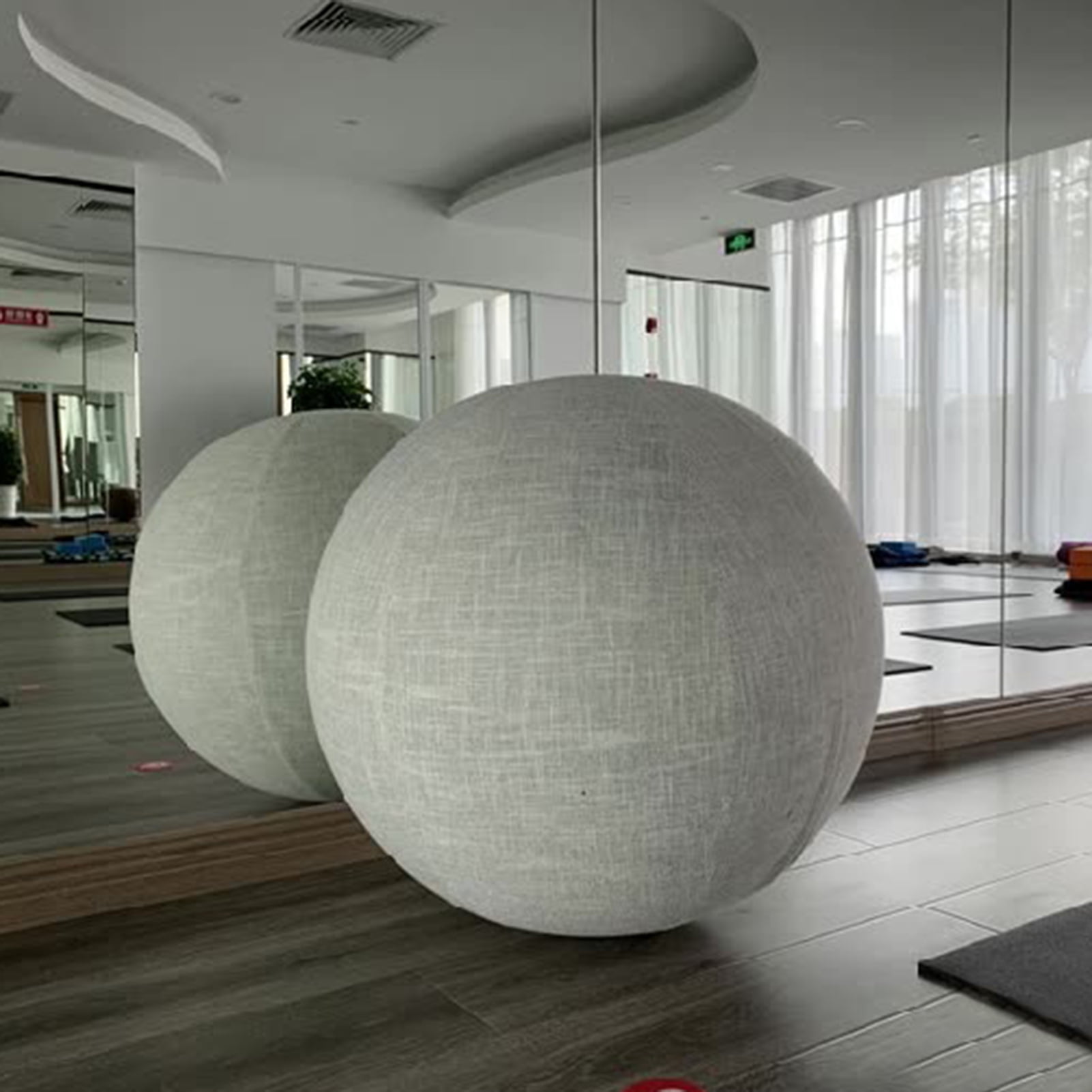Cheers US Yoga Ball Cover, Exercise Pilates Ball Cover, Sitting Ball ...