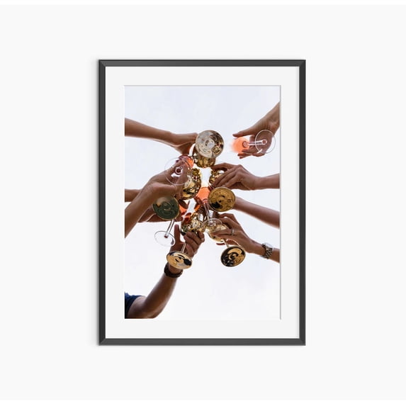 Cheers Wall Art Champagne Cin Cin Cheers Museum Quality Photography ...