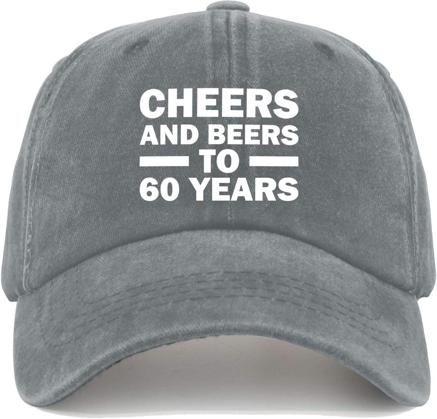 Cheers and Beers to 60 Years Cap for Men Baseball Cap - Walmart.com