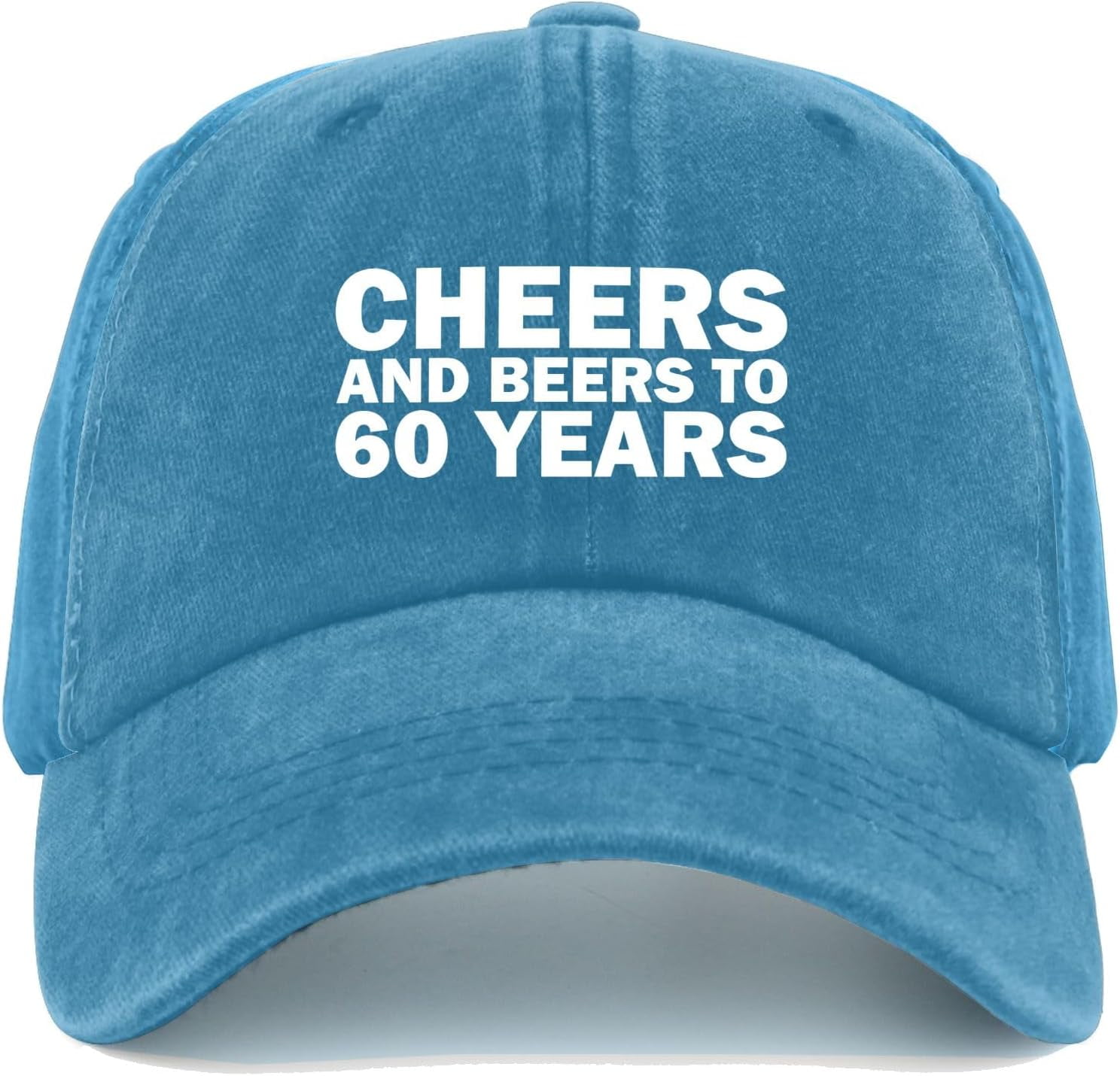 Cheers and Beers to 60 Years Hat for Women Baseball Hats - Walmart.com