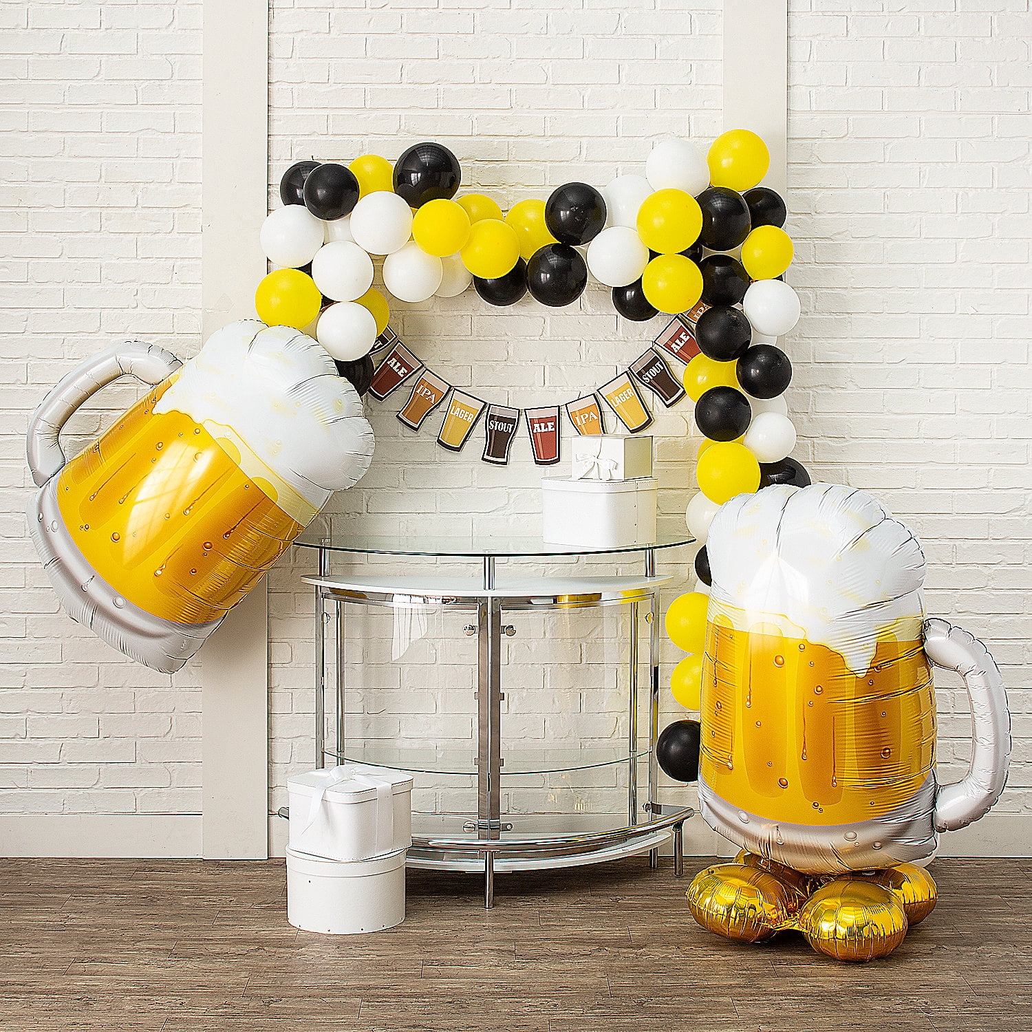 Cheers for Beers Balloon Garland Kit - 77 Pc - Walmart.com