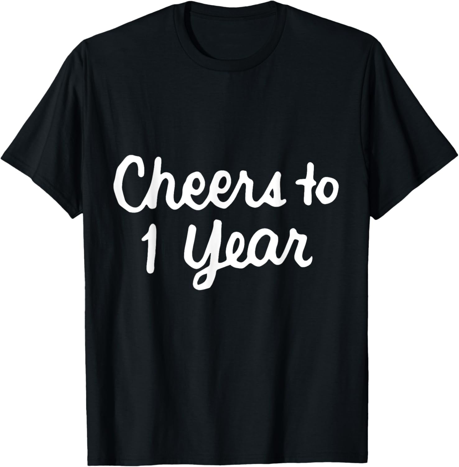 Cheers to 1 Year First Paper Wedding Anniversary Party T-ShirtMen and ...