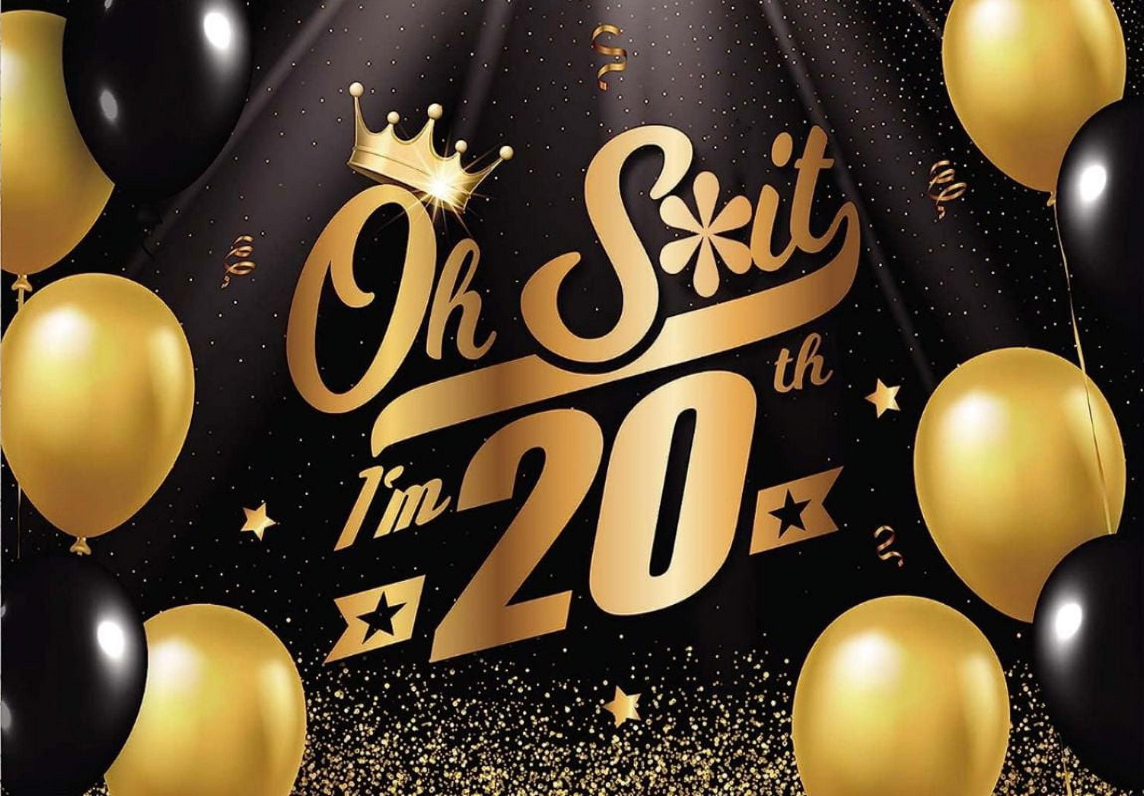 Cheers to 20 Years Backdrop Banner for 20 Year Class Reunion rations ...