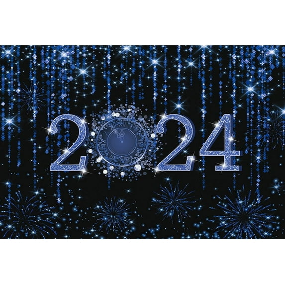 Cheers to 2024 Happy New Year Eve s Glitter Party Portrait r Photo ...