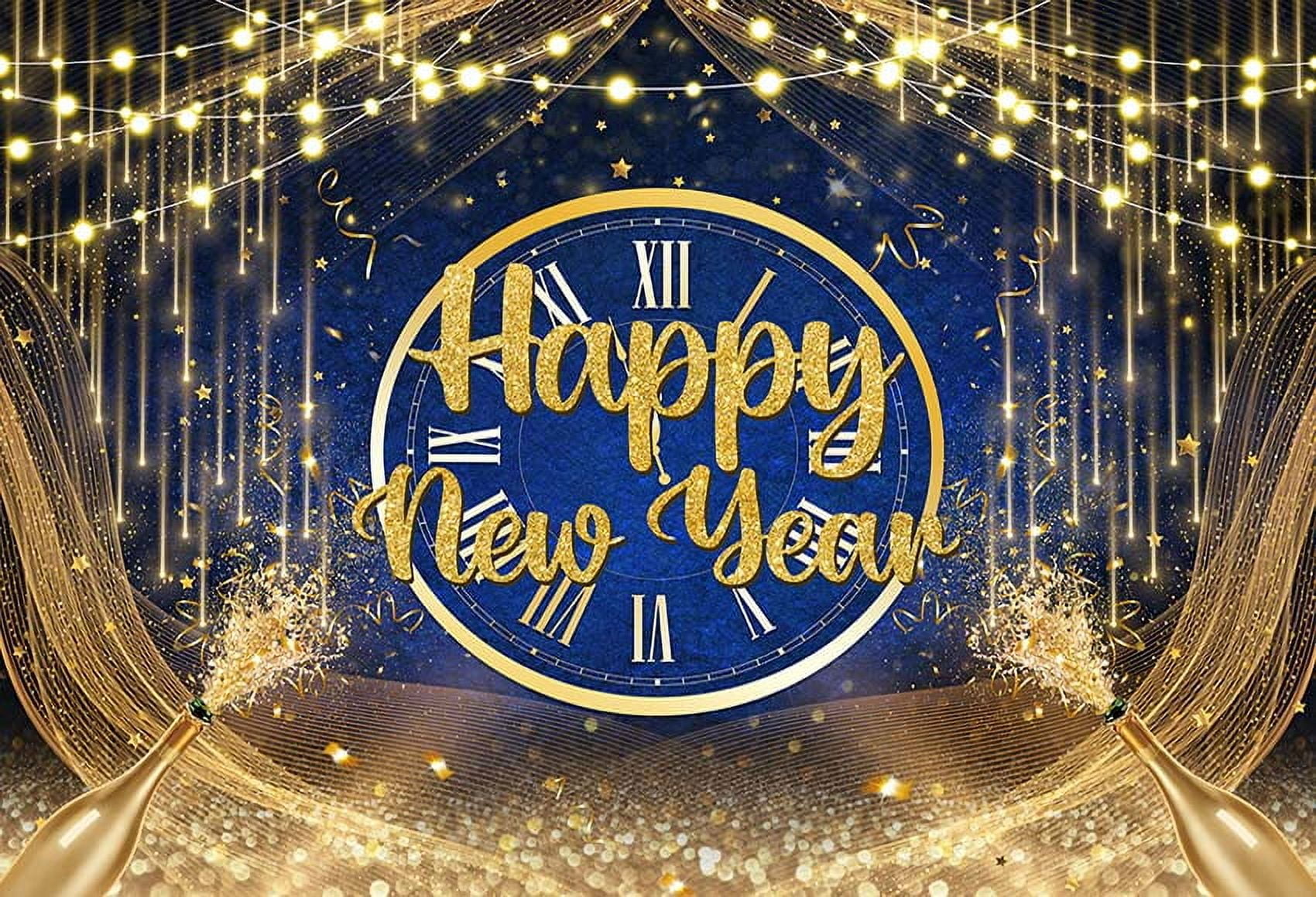 Cheers to 2024 Happy New Year Eve s Glitter Party Portrait r Photo Backdrop Studio - Walmart.com