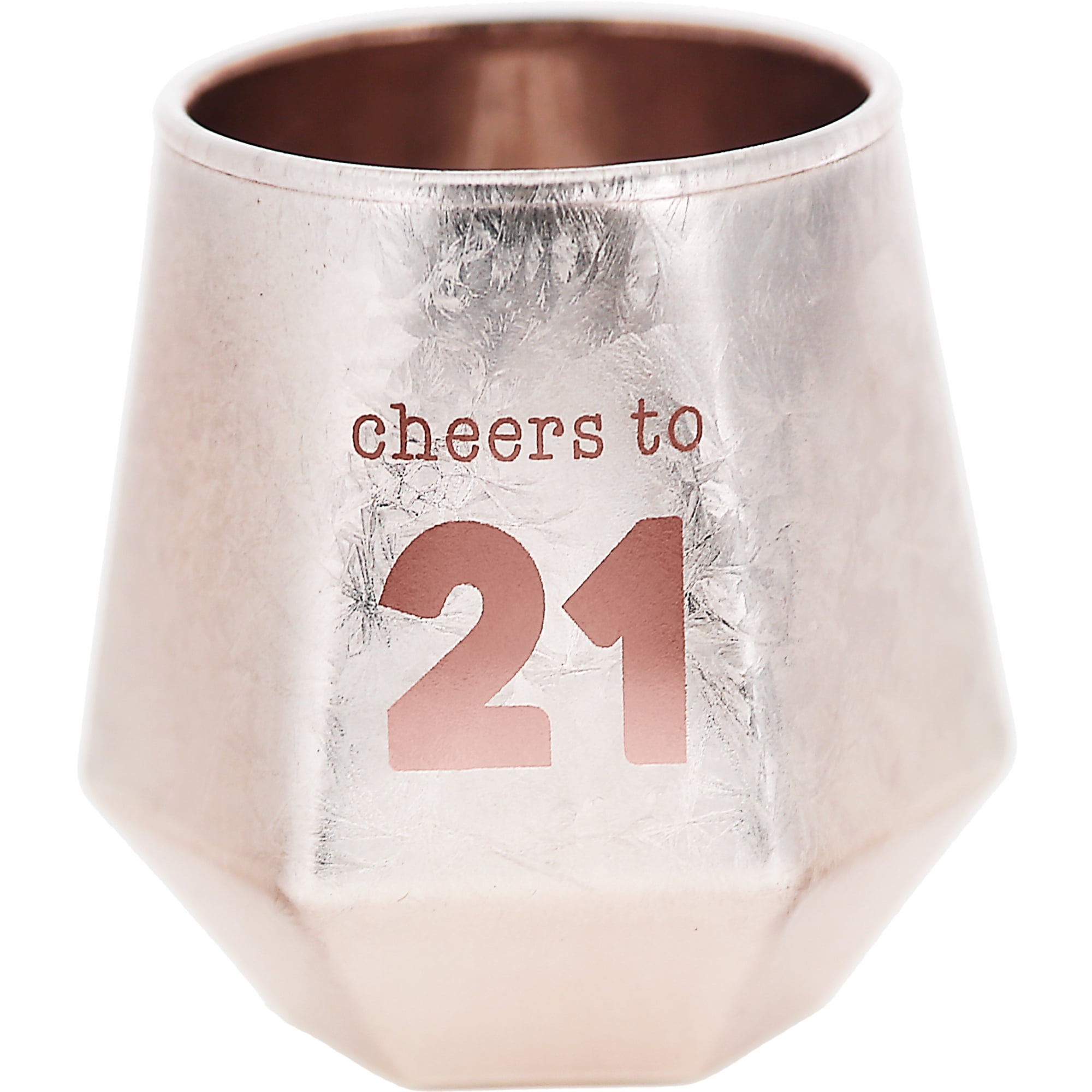 Pavilion Gift Company - Cheers to 21 - 3 oz Geometric Shot Glass ...