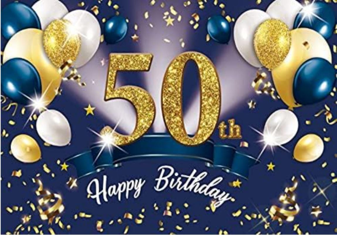 Cheers to 50 Years Birthday rations Women Pink Rose Gold Happy 50th ...