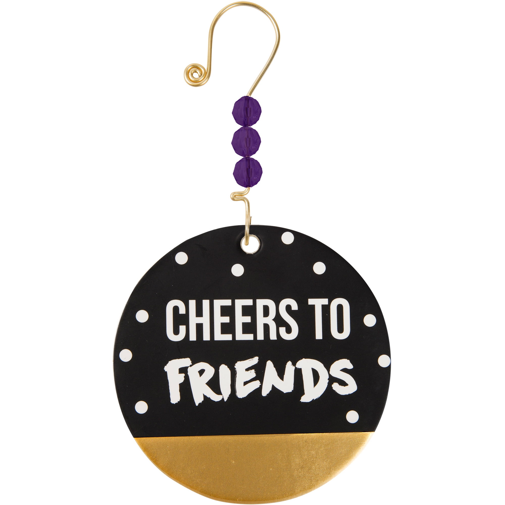 Pavilion Gift Company - Cheers to Friends - 3.5" Paper Ornament ...