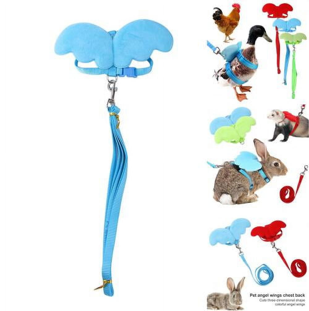 CheersUS Pet Harnesses Nylon Adjustable Traction Rope with Wings, S ...
