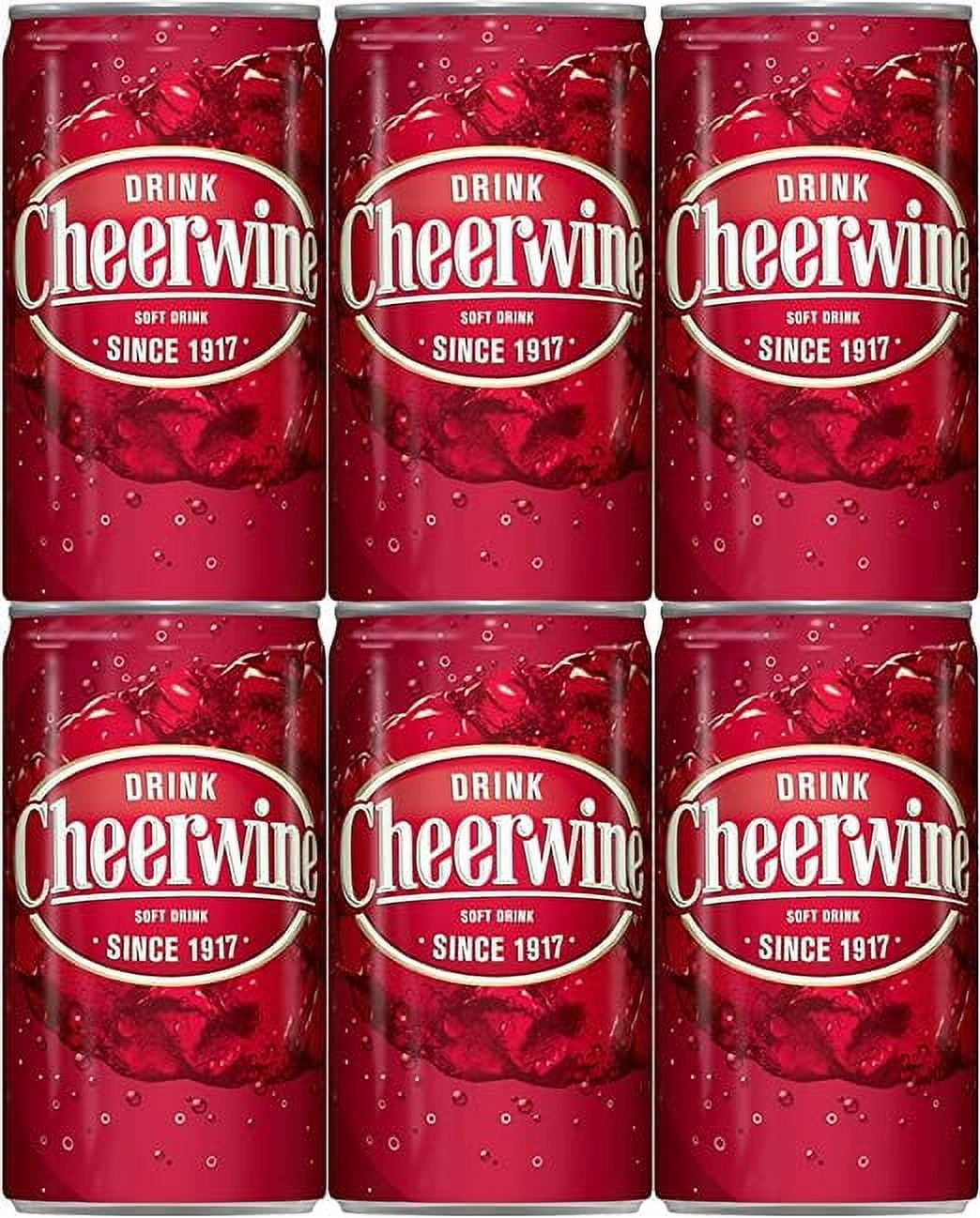 Cheerwine Soda, 7.5 oz can (6 Cans) - Walmart.com