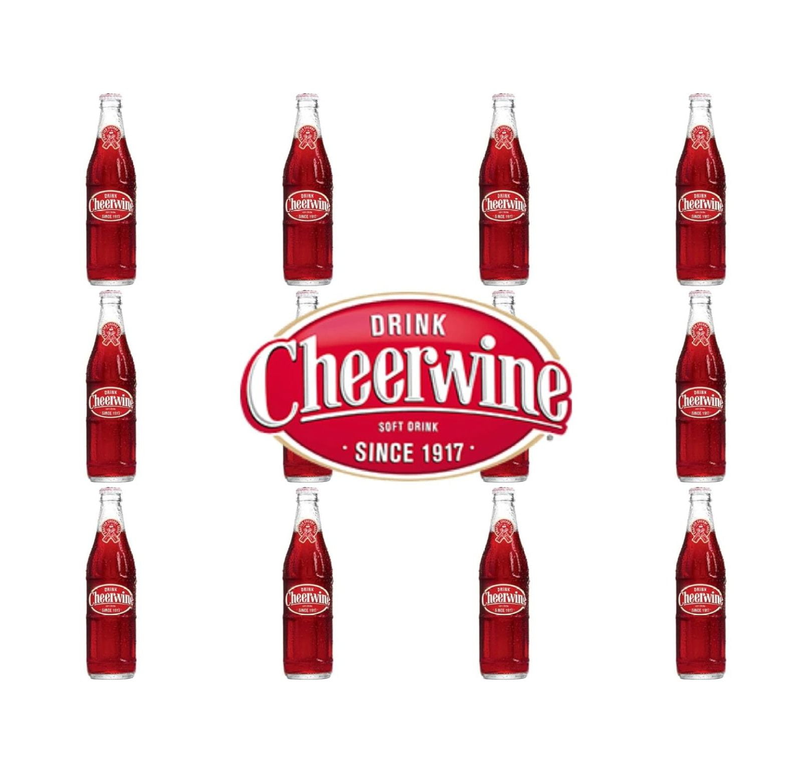 Cheerwine Uniquely Southern Cherry Soda - Fizzy Wild Cherry Taste ...