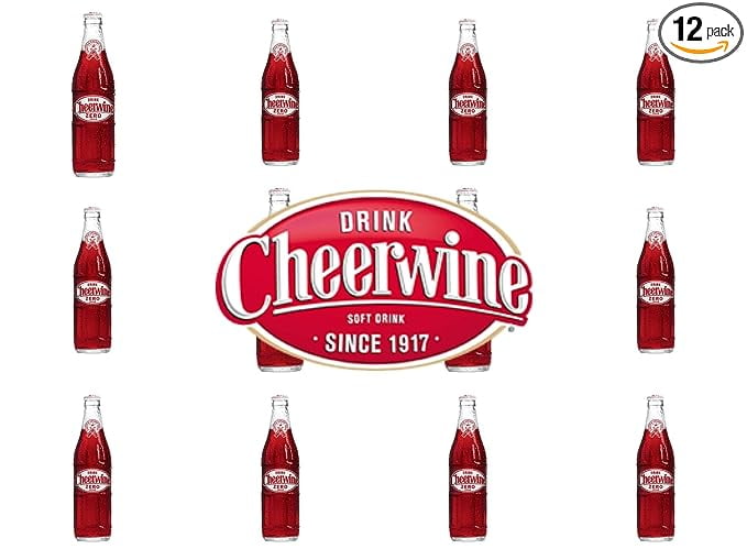 Cheerwine Uniquely Southern Cherry Soda - Fizzy Wild Cherry Taste ...