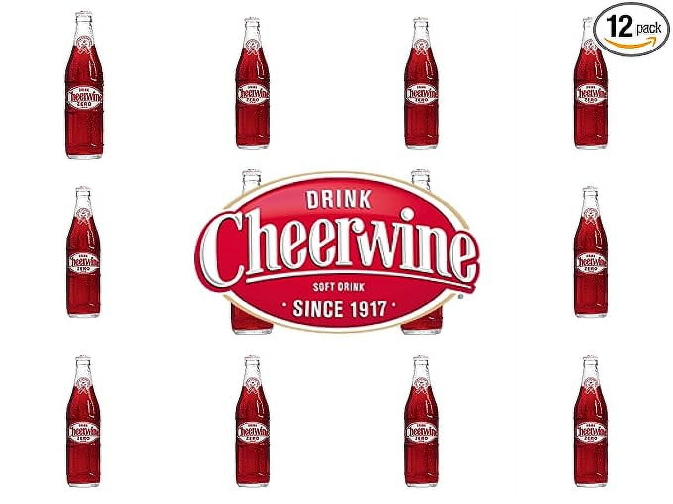 Cheerwine Uniquely Southern Cherry Soda - Fizzy Wild Cherry Taste ...