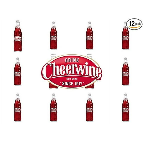 Cheerwine Uniquely Southern Cherry Soda - Fizzy Wild Cherry Taste ...