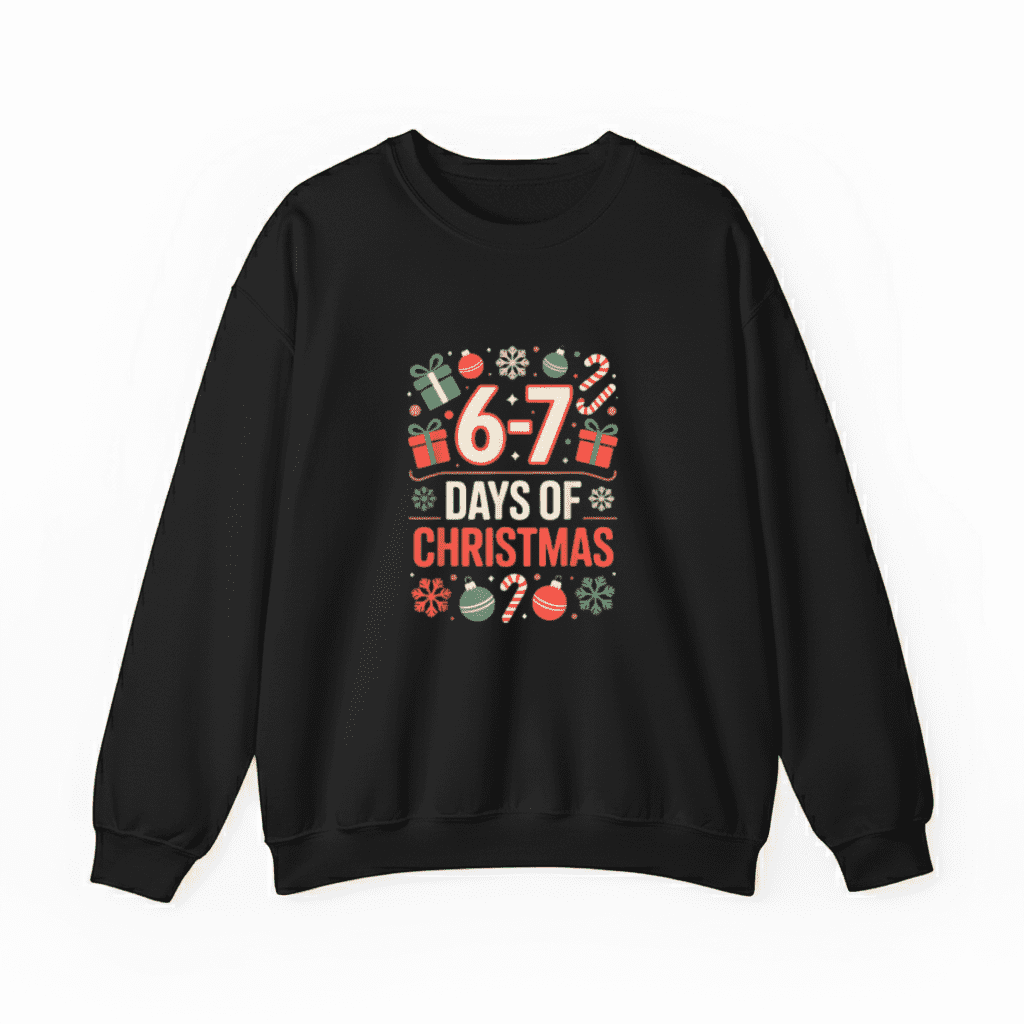 Cheery 67 Holiday Humor Meme Christmas Gen Alpha Trend Style Sweatshirt ...