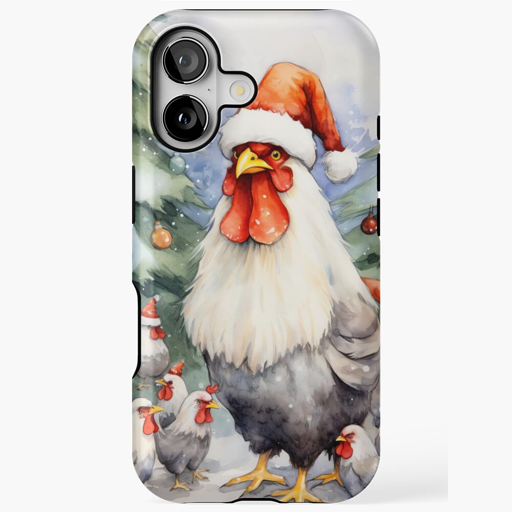 Cheery Chickens Happy Holiday Farm Animal Friends Phone Case 17 16 15 ...