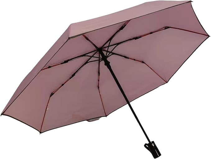 Cheery Compact Umbrella - Windproof & UV Protection Tri-Fold Umbrella ...