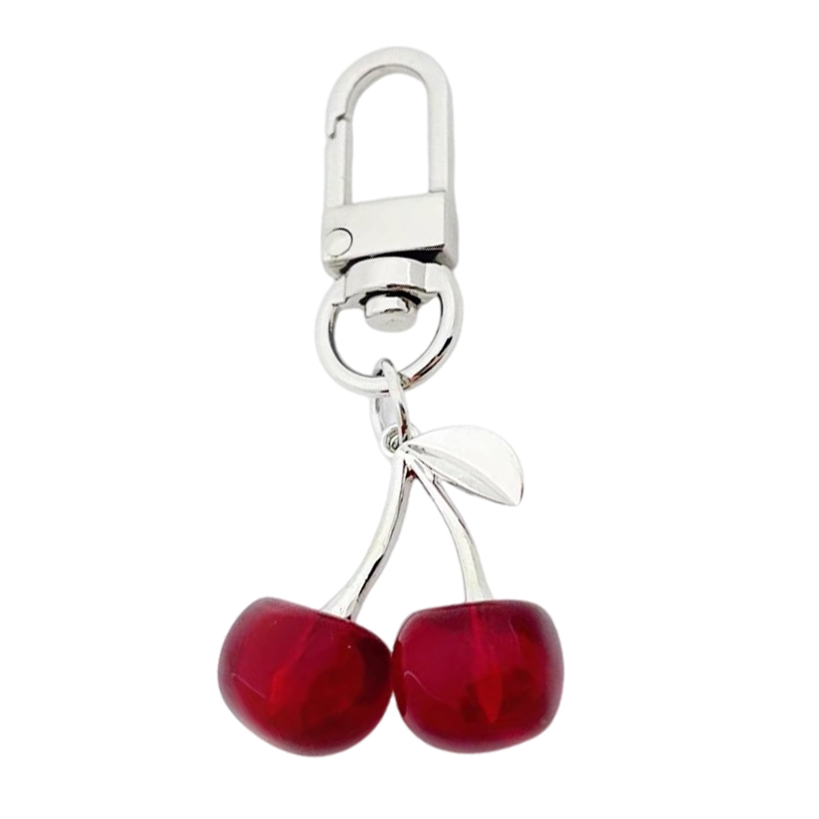 Cheery Shape Keychain Beautiful Cherries Keychain Glitters Unique Bag ...