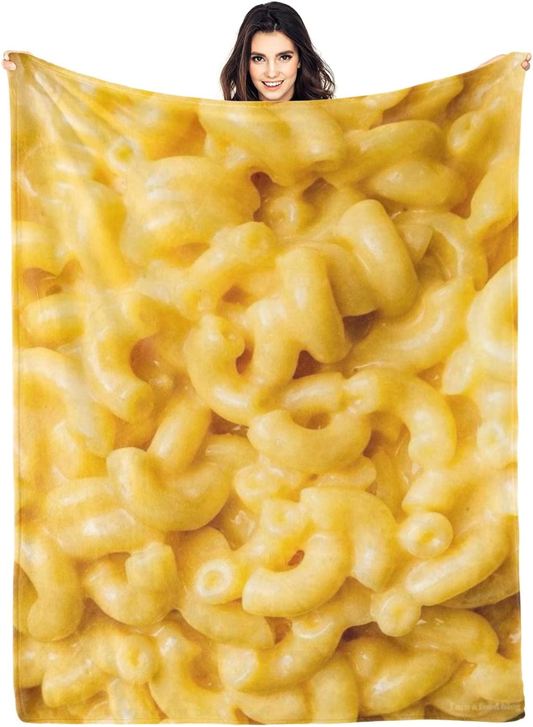 Cheese 3D Funny Realistic Food Ultra-Soft Blanket 80"x60" Travel All ...