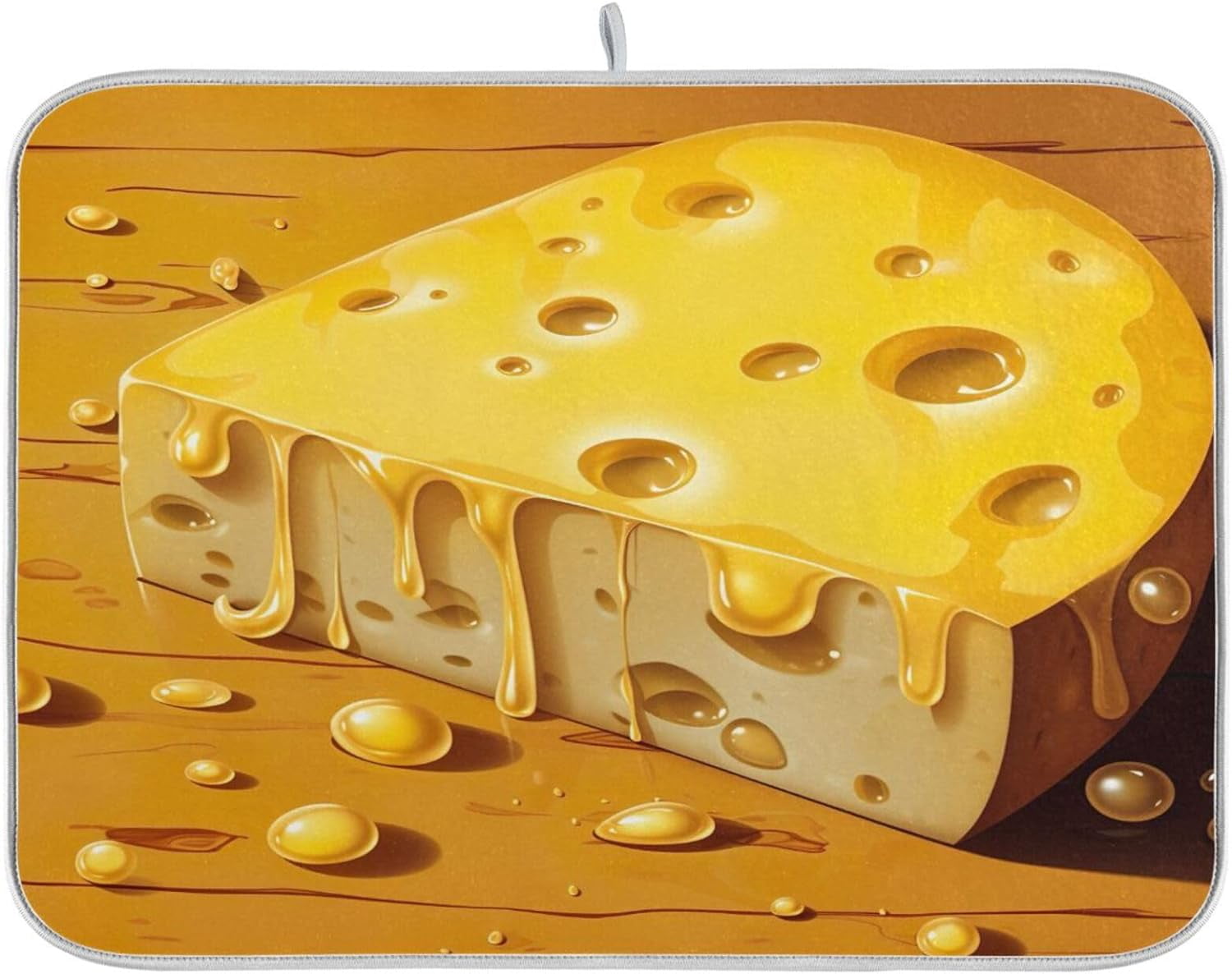 Cheese Absorbent Dish Drain Mat,18"x16" Dish Drying Mats for Kitchen ...