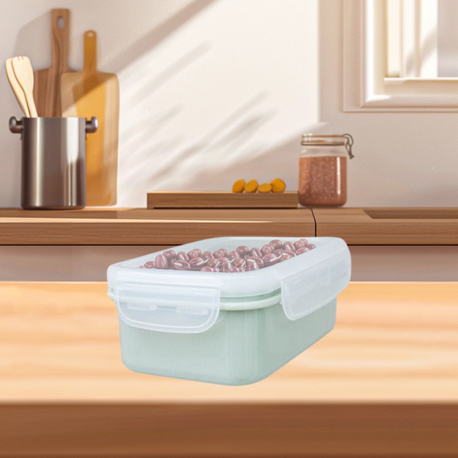 Cheese Block Storage Container, Refrigerator Lid Organizer, Stainless ...
