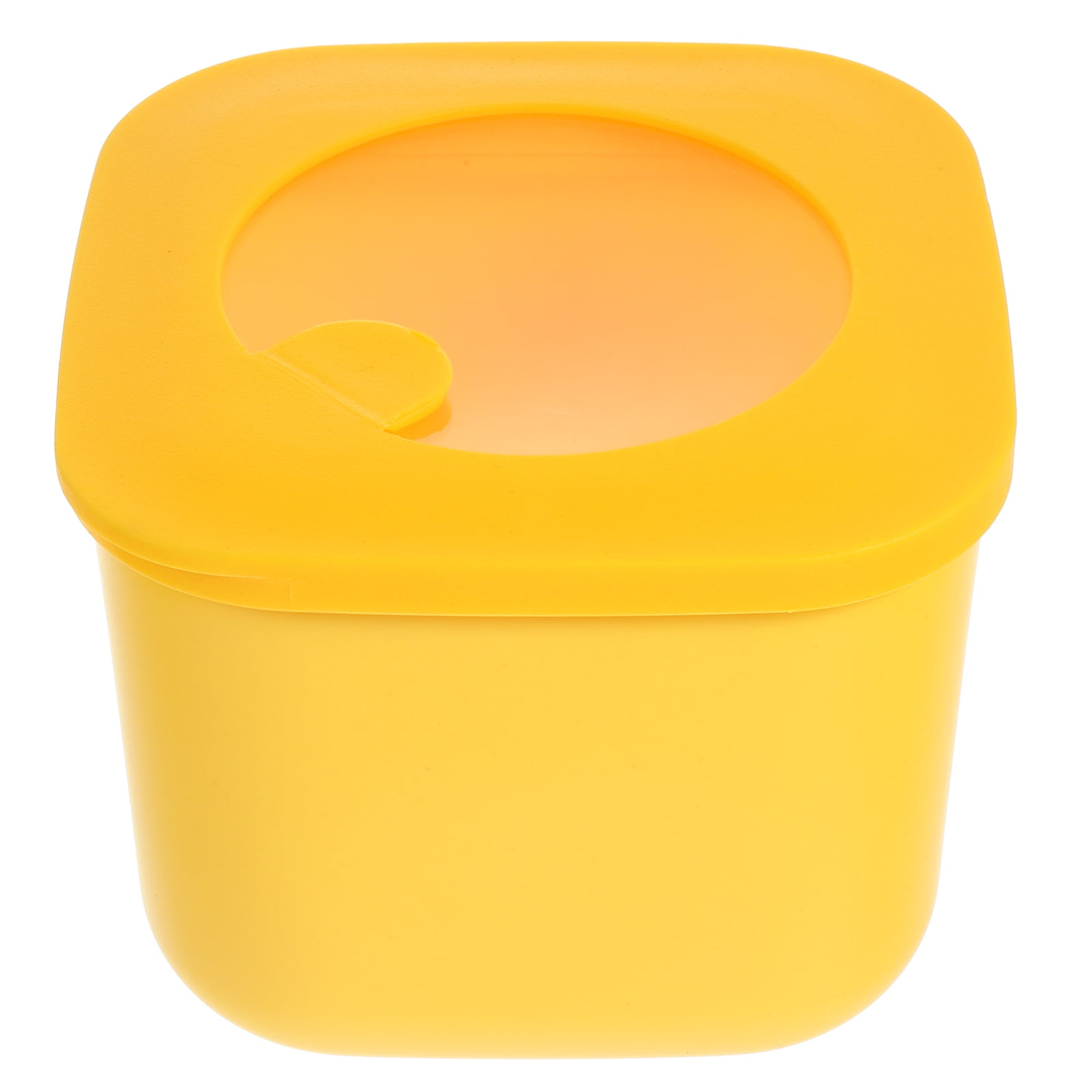 Cheese Container for Fridge with PP and Rubber Material Yellow Color ...