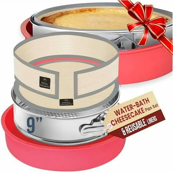Cheese Cake Pans for Baking - NON TOXIC 9 Inch Spring Form Pan for ...