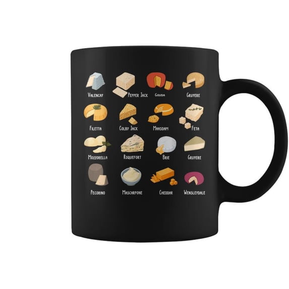 Cheese Chart For Cheese Lover Cheese Coffee Mugs - Walmart.com