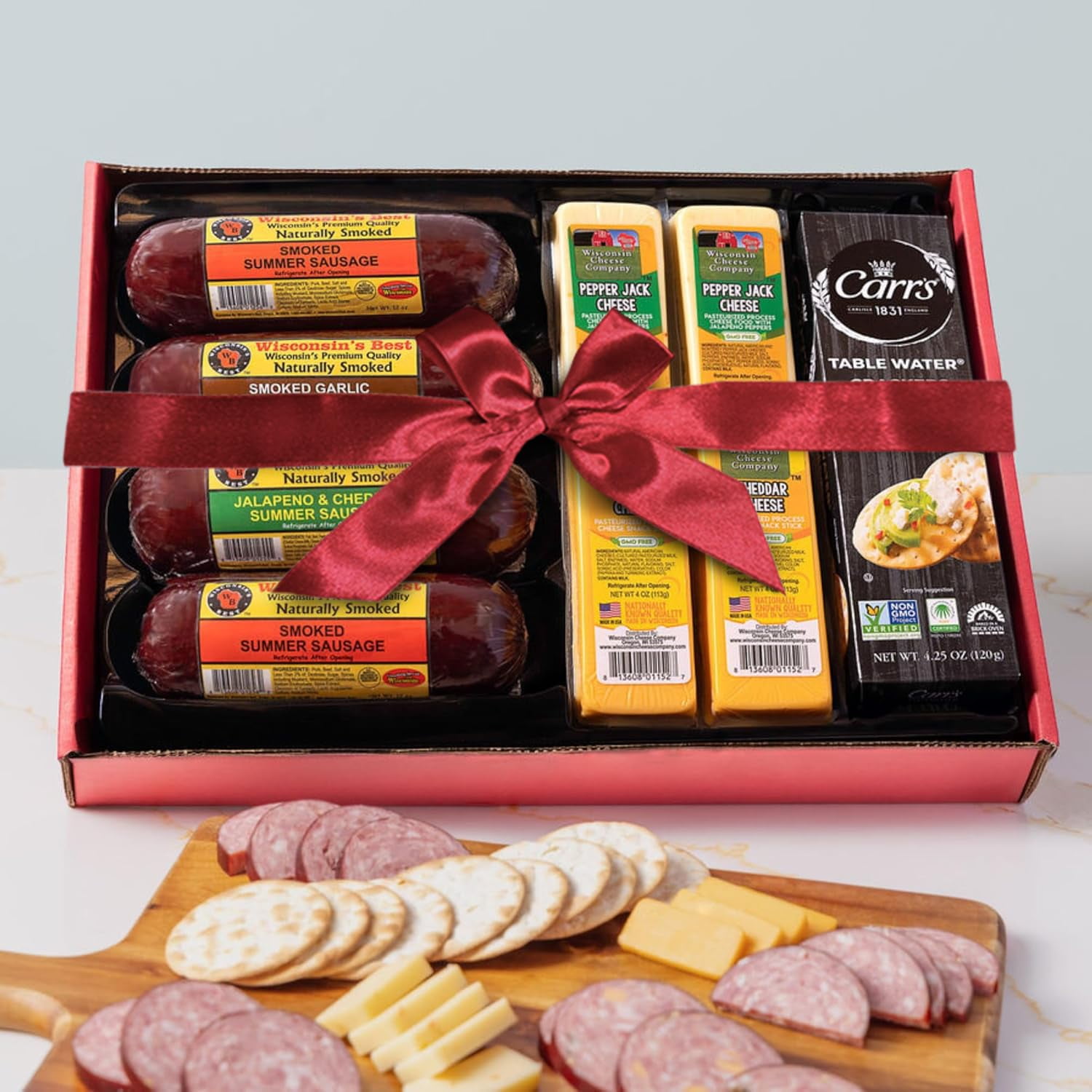 Wisconsin Cheese Company - OKA4 Ultimate Mancave Gift Box - 100% ...
